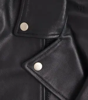 Eleventy Biker Leather Jacket