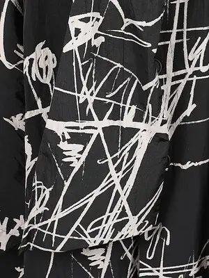 MOYURU Printed Blouson Jacket