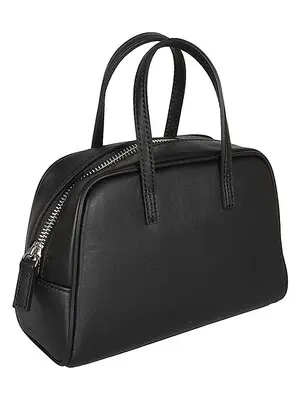 MIZUIRO Small Leather Boston Bag