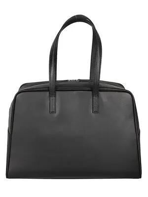 MIZUIRO Leather Boston Bag