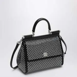 Dolce & Gabbana Sicily Small Top-handle Bag With Crystals