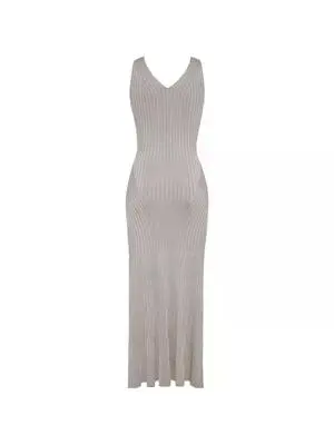 Adam Lippes Twyla Ribbed Knit Midi Dress