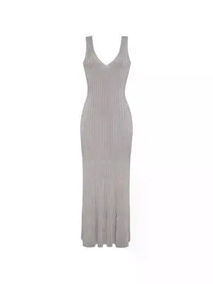 Adam Lippes Twyla Ribbed Knit Midi Dress