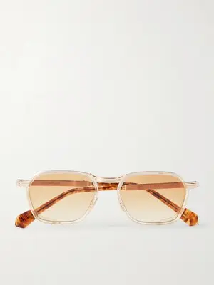 JACQUES MARIE MAGE Beckett D-frame Sunglasses - Silver