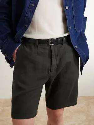 Nn07 Ever 90030 Leather Belt - Black