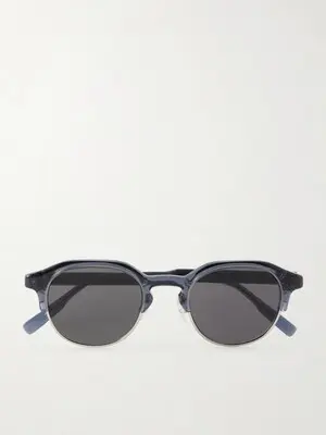 Dior Geometric-frame Sunglasses - Blue