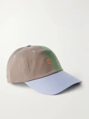 DRAKE'S Embroidered Cotton-twill Baseball Cap - Neutrals