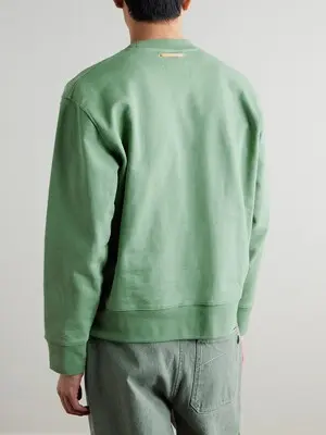 Folk Anniversary Cotton-jersey Sweatshirt