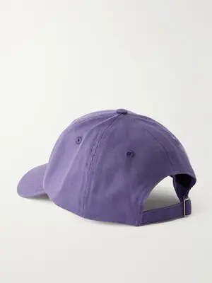 DRAKE'S Tapisserie Embroidered Cotton Twill Baseball Cap - Blue