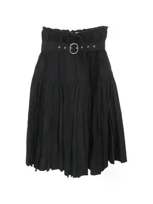 JIL SANDER Belted Pleated Skirt