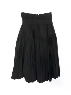JIL SANDER Belted Pleated Skirt
