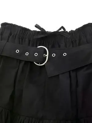 JIL SANDER Belted Pleated Skirt