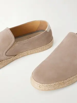 Brunello Cucinelli Suede Espadrilles - Brown