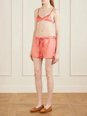 Khaite Talita Satin Bralette