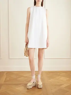 Stella McCartney Gaia Woven Wedge Espadrilles