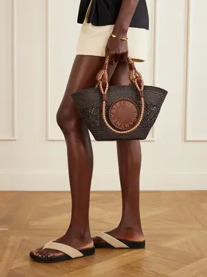 Stella McCartney Small Raffia Tote
