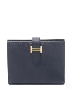 Hermès 2023 Bearn Compact Bi-fold Wallet - Black