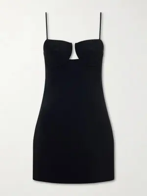 Givenchy Crepe Mini Dress - Black