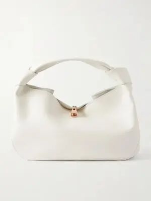 Gabriela Hearst Antonia Small Leather Shoulder Bag - White