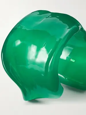 Completedworks Sculptural Resin Cuff - Green