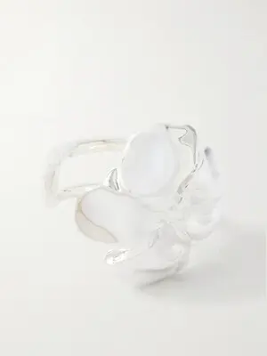 Completedworks Flower Ear Cuff - Silver