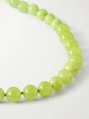Completedworks Beaded Calcite Necklace - Green