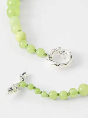 Completedworks Beaded Calcite Necklace - Green