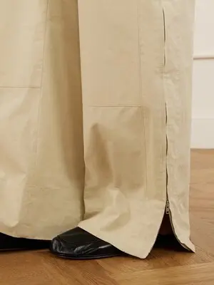 Calvin Klein Collection Gemma Cotton Straight-leg Pants
