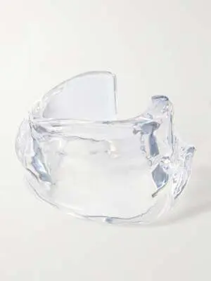 Completedworks Completedworks Draped Resin Cuff Clear