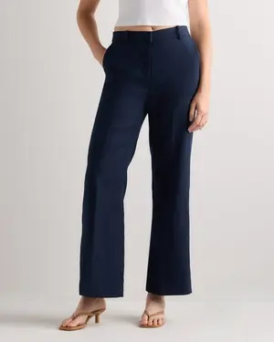 Quince European Stretch Linen Trouser - Deep Navy