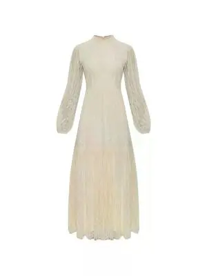 ALLSAINTS Lillian Ruffled Midi Dress