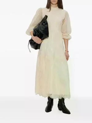 ALLSAINTS Lillian Ruffled Midi Dress