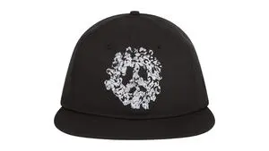 DENIM TEARS Peace Wreath Snapback Cap - Black