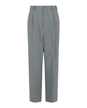 Gucci High Rise Wool Trouser Pants - Grey