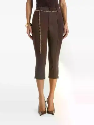 Manière De Voir Capri Leggings With Chain Detail