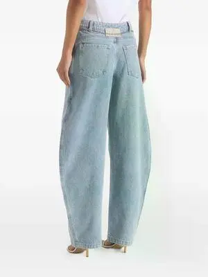 Manière De Voir Hourglass Barrel Leg Jeans With Chain Detail
