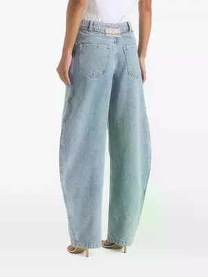 Manière De Voir Hourglass Barrel Leg Jeans With Chain Detail