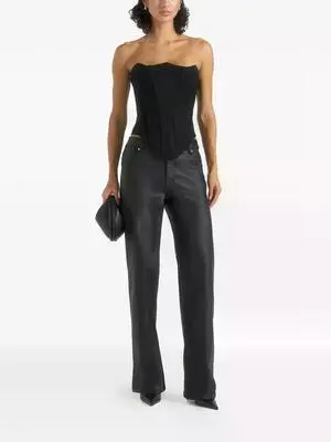 Manière De Voir Wax-effect Jeans