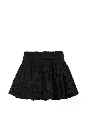 ALLSAINTS Broderie Anglaise Skirt - Black