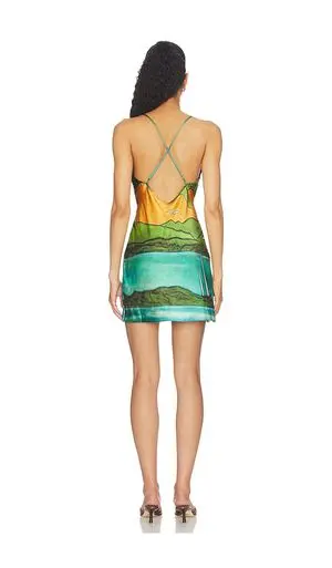 DONDE ESTEBAN Magdalena Silk Mini Dress - Multi