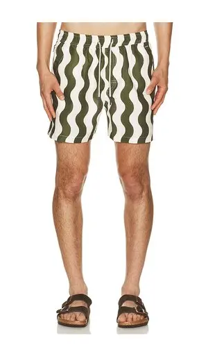 Oas Waver Swim Shorts - Forest