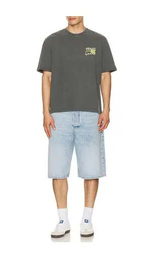 Tommy Hilfiger 90s Bubble Flag Tee In Charcoal