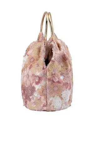 OLGA BERG Alfie Floral Sequin Bag