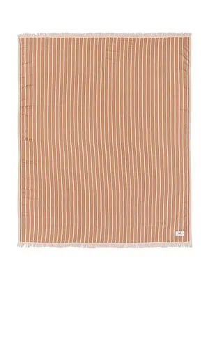 SLOWTIDE Koko Driftweave Blanket In Blush - Mousse