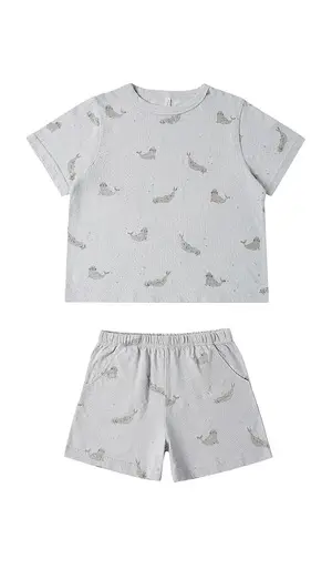RYLEE + CRU Seal Print Cotton Play Set - Seals