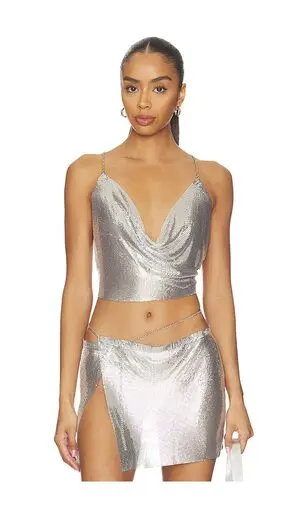 FAE Aura Glomesh Halterneck Top