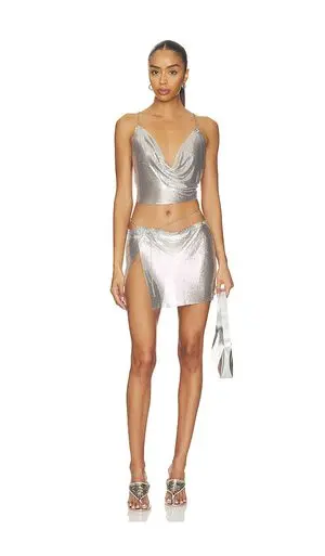 FAE Aura Glomesh Halterneck Top