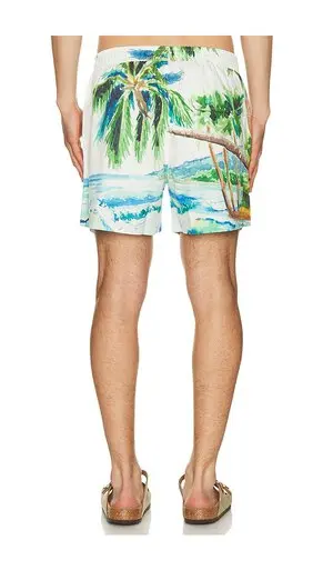DUVIN DESIGN Postcard Swim Shorts