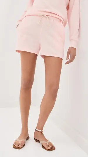 STATE & LAKE Dillon Sweatshorts - Pale Pink