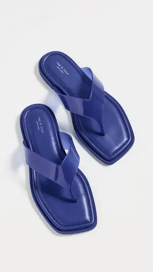 Rag & Bone Gracie Jelly Thong Sandals - Dpblu